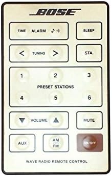 Amazon.com: Genuine OEM Bose REMOTE CONTROL for Bose Wave Radio Cream ...
