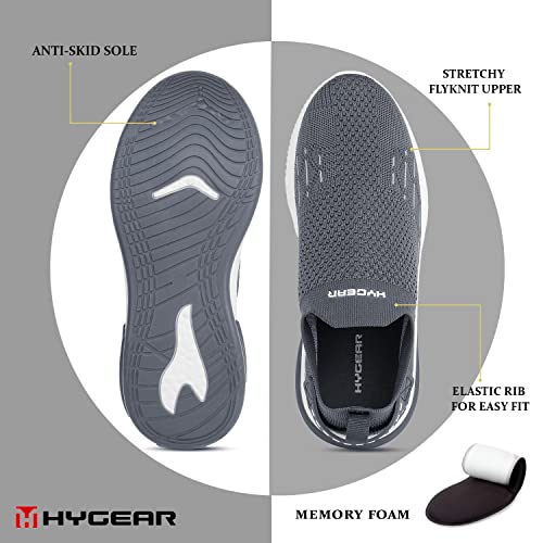 Buy Hygear Mens Shoes-HG-GR-1004-Grey-6 at Amazon.in