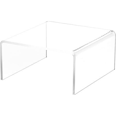 Amazon.com: Plymor Clear Acrylic Short Square Display Riser, 6" H x 12 ...