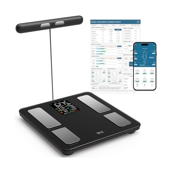 TIPRE Smart Scale for Body Weight 8-Electrode Digital Weight Scale for ...