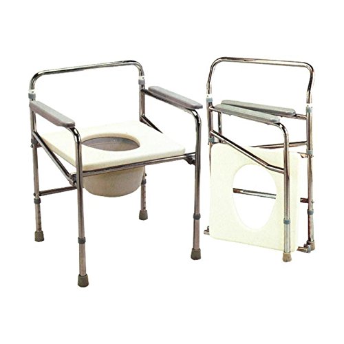 KosmoCare Premium Imported Folding Commode Chair (Square Seat) : Amazon ...