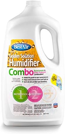 Amazon.com: BestAir Golden Solutions Bacteriostatic Humidifier Water ...
