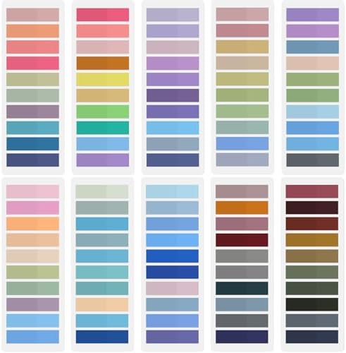 XOYTN 3200pcs Sticky Tabs, 16 Packs Index Tabs Colored Mini ...