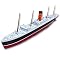Amazon.com: TitanicToyCo HMHS Britannic Model Ship 1 Ft Long Fully ...