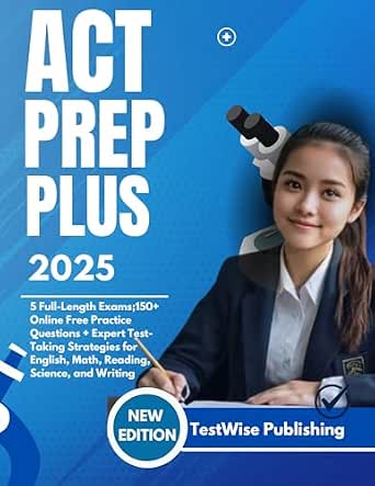 Amazon.com: ACT PREP PLUS 2025: 5 Full-Length Exams;150+ Online Free ...