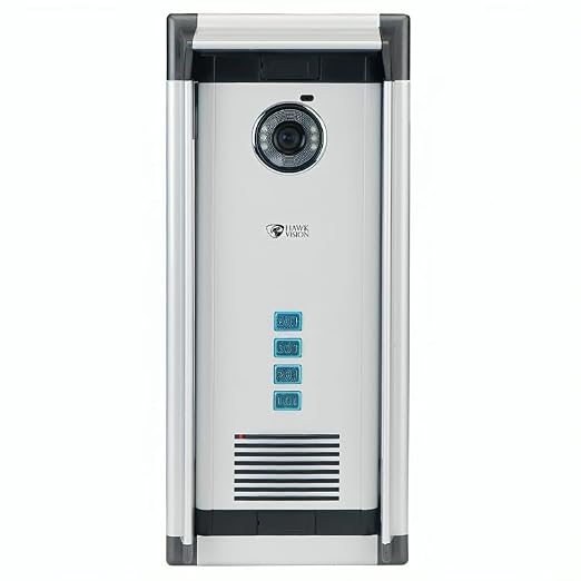 Hawk Vision HV-V4-4-OU 4-Bell Video Door Phone Outdoor Unit | Night ...