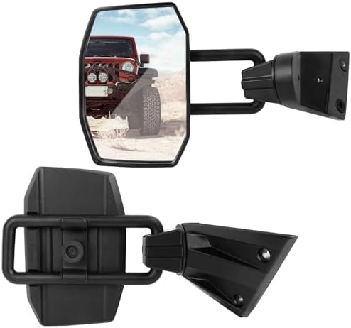 Upgraded Anti-shake Door Off Mirrors, Fit for 2007-2018 Jeep Wrangler ...