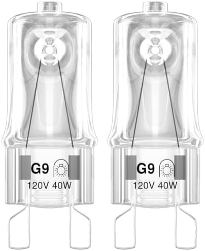 Amazon.com: for GE Oven Light Bulb for WB25T10102 2 Pcs G9 Bulb 40W ...