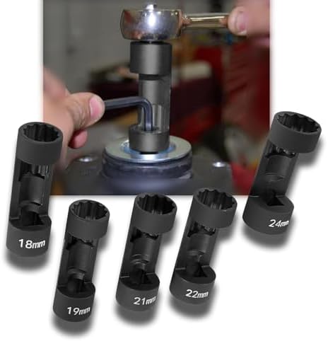 CTcar Muttern-Stecknuss, Federbein-Stecknuss-Werkzeug, 5 Stück, 12 ...