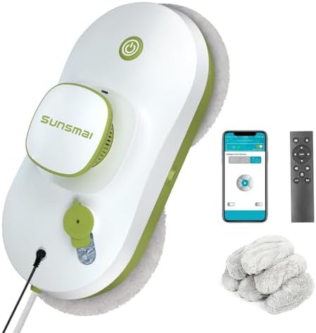 Amazon.com - SUNSMAI Window Cleaning Robot, Smart Window Cleaner with ...