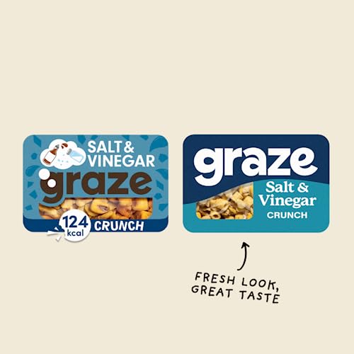 Graze - Salt & Vinegar Snacks - Healthy Snacks Alternative for Crisps ...