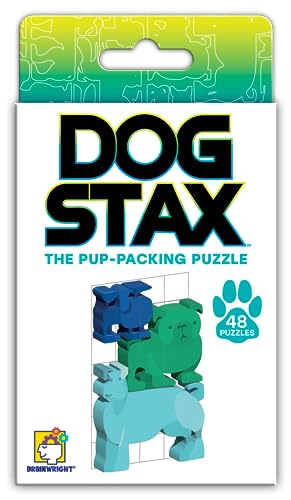 Brainwright - Dog STAX - The Pup-Packing Puzzle - 48 Pieces | Amazon ...