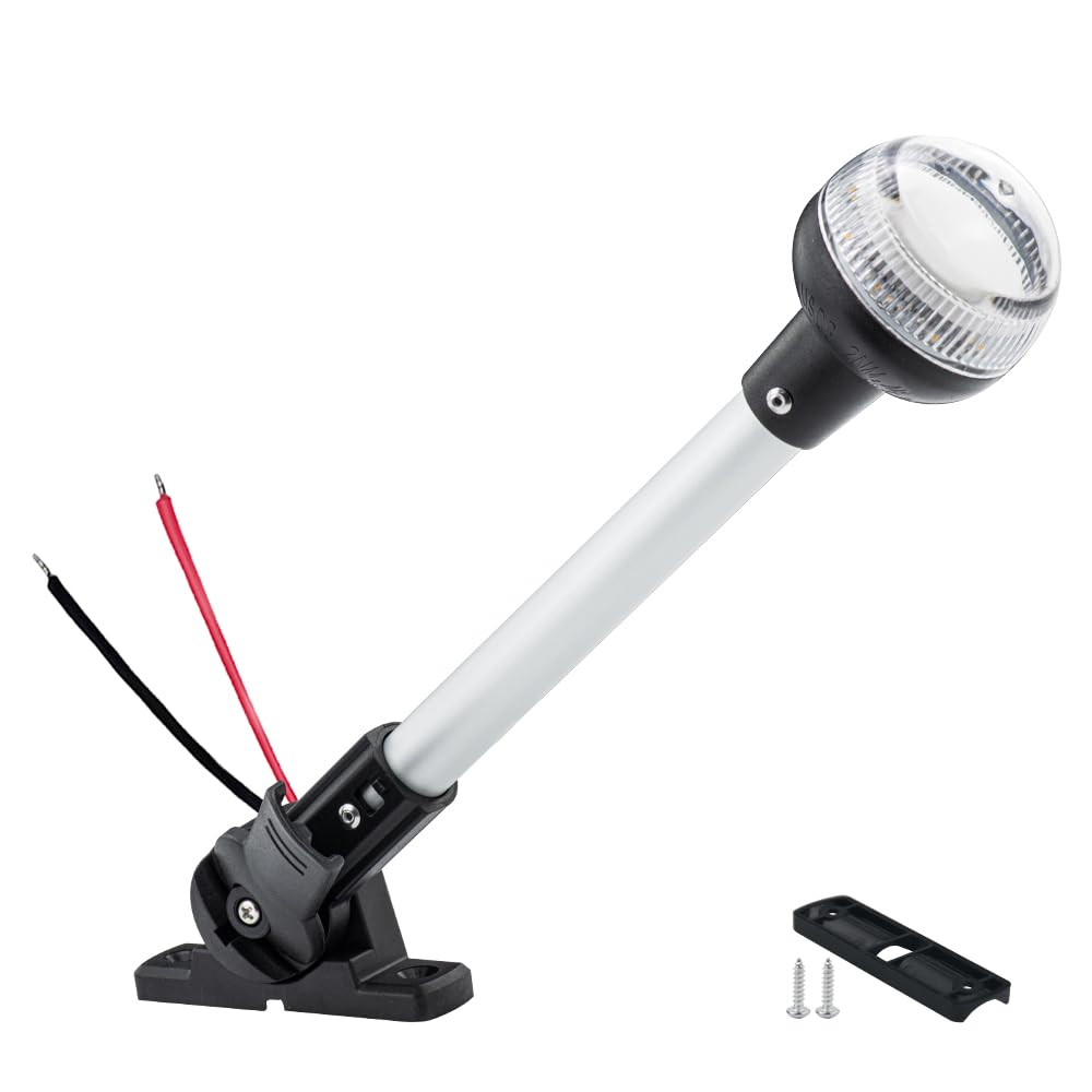 Amazon.com: CLGMarine Anchor Light, USCG 2NM Stern Lights White LED ...