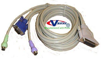 Amazon.com: SuperEcable - 15088-10 FT - CYBEX AUTO View 400 KVM Cable ...