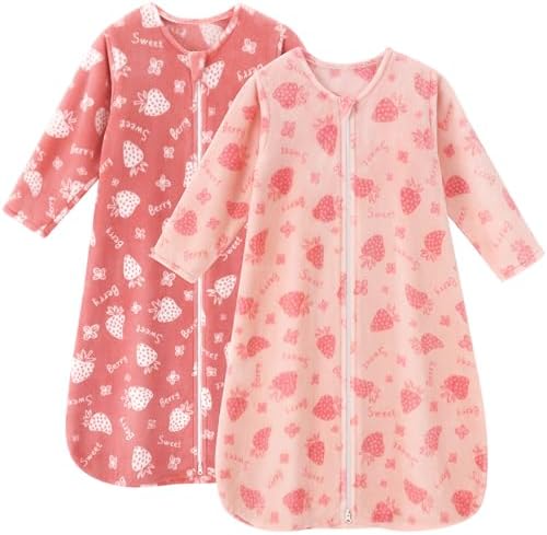 Amazon.com: Unnivoll Fleece Baby Sleep Sack 6-12 Months Long Sleeve 2.0 ...