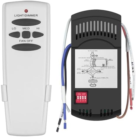 Amazon.com: Universal Ceiling Fan Remote Control Kit Replacement for ...