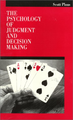 The Psychology of Judgment and Decision Making | Amazon.com.br