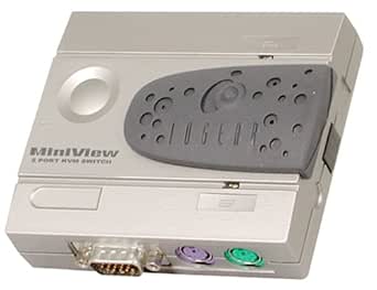 IOGEAR 2-Port MiniView PC/PS/2 KVM Switch, GCS12 : Buy Online at Best ...