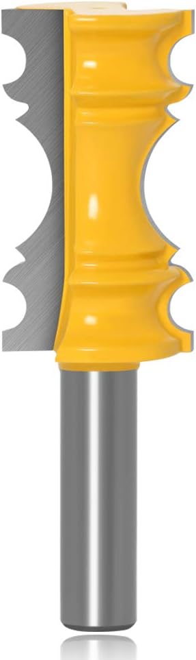 Mesee Crown Molding Router Bit, 1/2 Inch Shank Chair Rail Molding ...