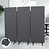 Amazon.com: Sound Proof Dividers w/Wheels, Portable Office Wall Divider ...