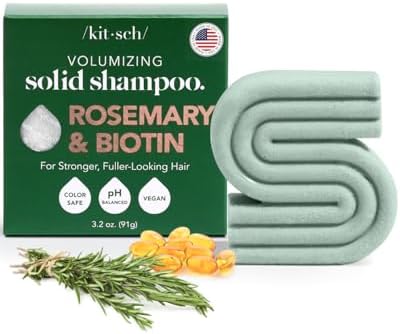Amazon.com : Kitsch Rosemary & Biotin Volumizing Natural Shampoo Bar for Hair Growth ...