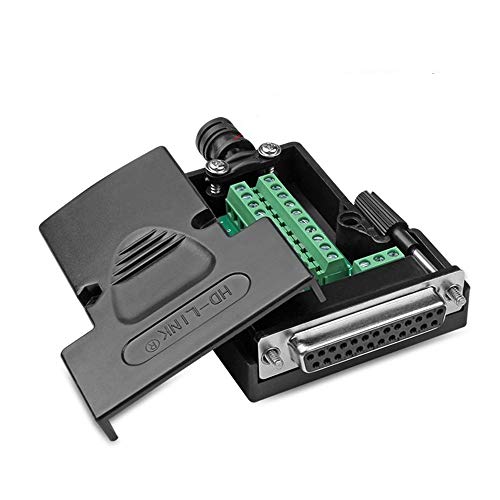 ANMBEST DB25 Breakout Connector, Solderfree Metal Shell RS232 - Want It All