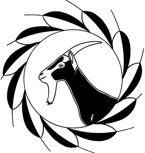 Amazon.com: Azeeda 'Goat Motif' Unmounted Rubber Stamp - for Crafting ...