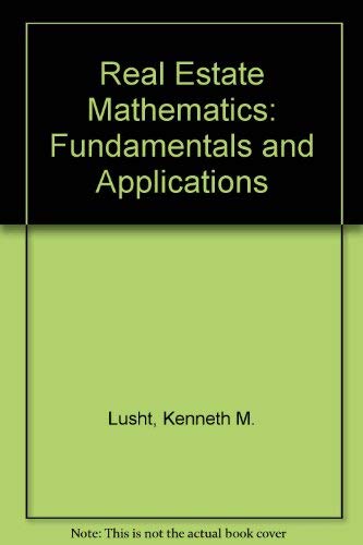 Amazon.com: Real estate mathematics: Fundamentals and applications ...