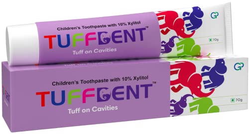 Tuffdent Kids Toothpaste with 10% Xylitol | Tuff on Cavities | Prevent ...