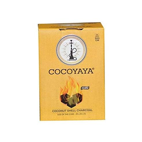 COCOYAYA Coconut Charcoal for Hookah 500G (36 pcs Each) : Amazon.in ...