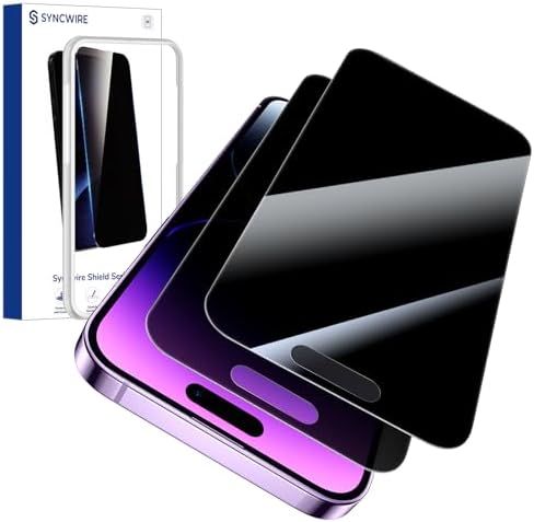 Amazon.com: SYNCWIRE Privacy Screen Protector for iPhone 14 Pro Max with Easy Installation Kit ...