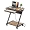 Amazon.com: ZERDER Small Computer Desks with Power Outlet, Z-Shaped ...