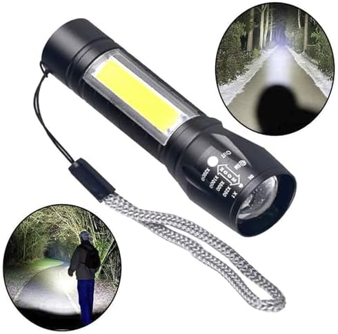 Mini Rechargeable Pocket Light Zoom USB Charging LED Water Proof DP ...