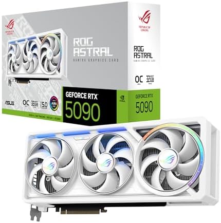 Amazon.com: ASUS ROG Astral NVIDIA GeForce RTX 5090 32GB GDDR7 White OC ...