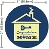 Amazon.com: Top label Business Congrats New House Stickers,2 Inch ...