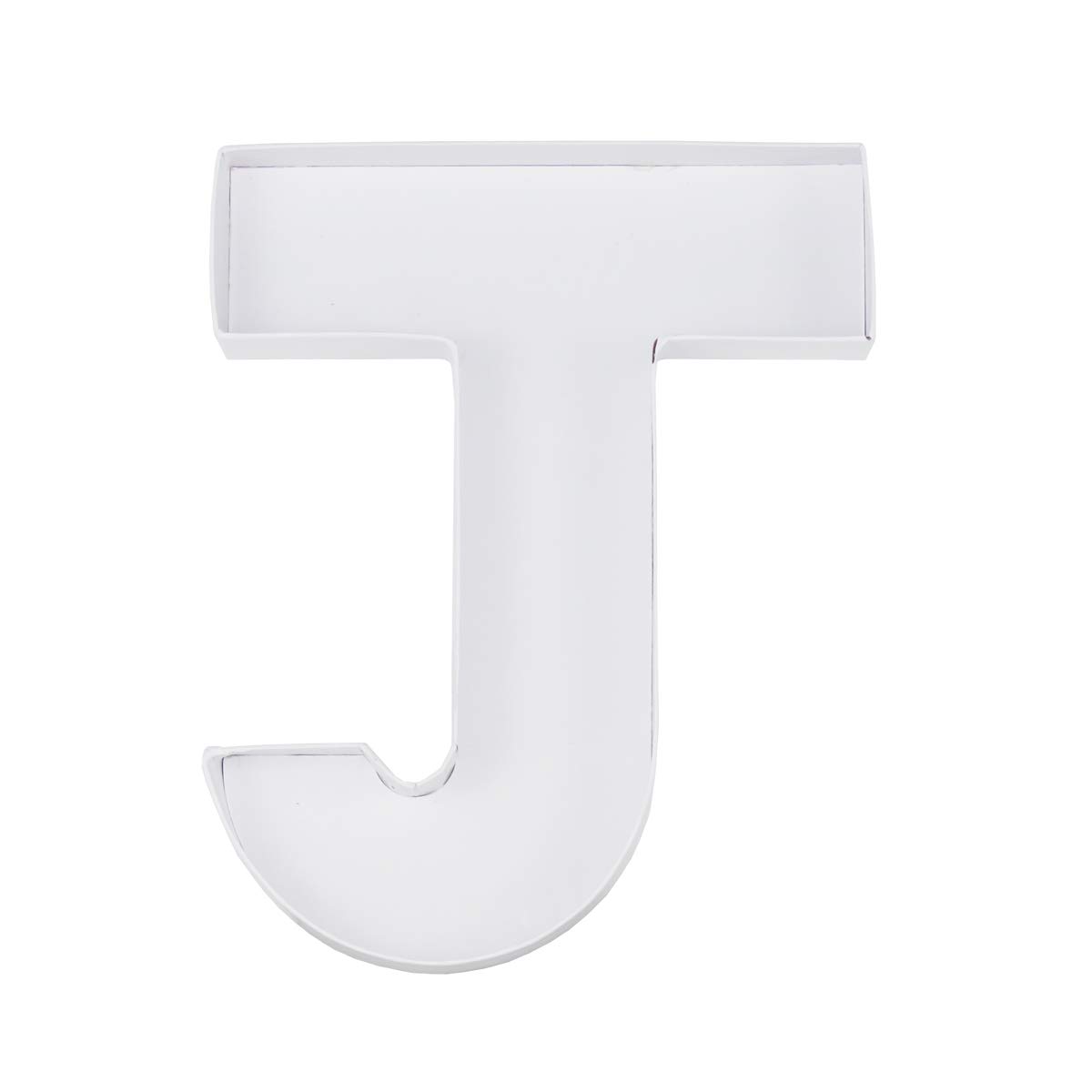 Snapklik.com : 8 Small Fillable Cardboard Letter Shaped Paper Mache Cutouts