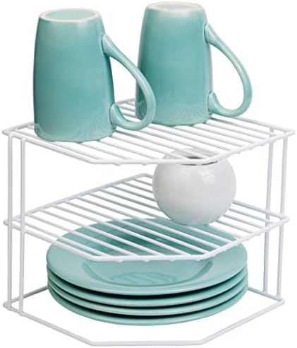 Amazon.com: yarlung 3-Tier Cabinet Corner Shelf, 9x9x7.5 Inches Metal ...