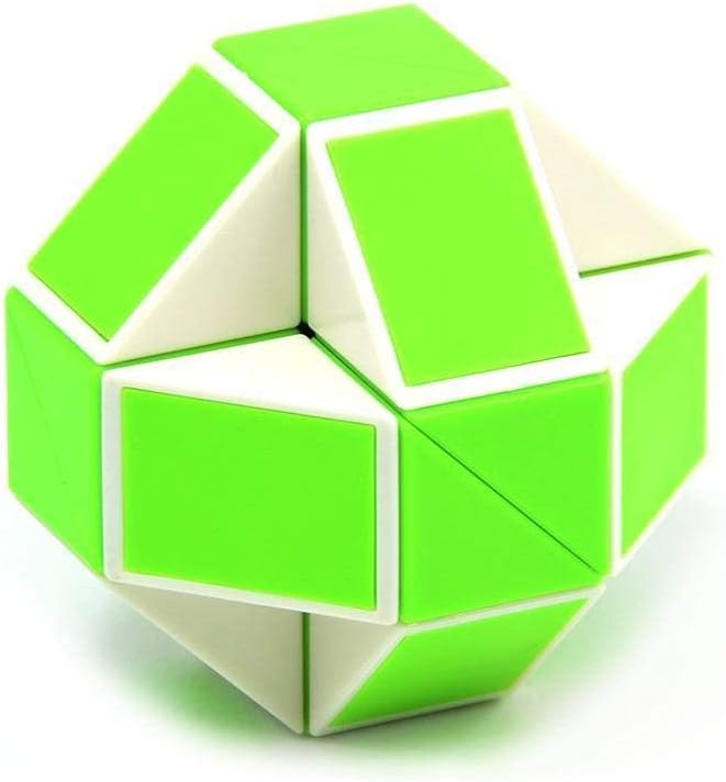 CUBESKOOL Magic Snake 24 Blocks Geometric Brain Teaser Ruler Cube ...