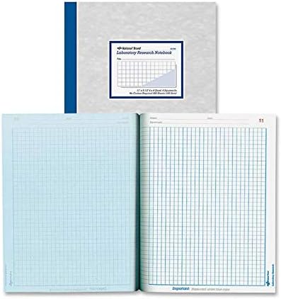 Blueline Laboratory Notebook Stitched Binding with Pressboard Cover 100 ...