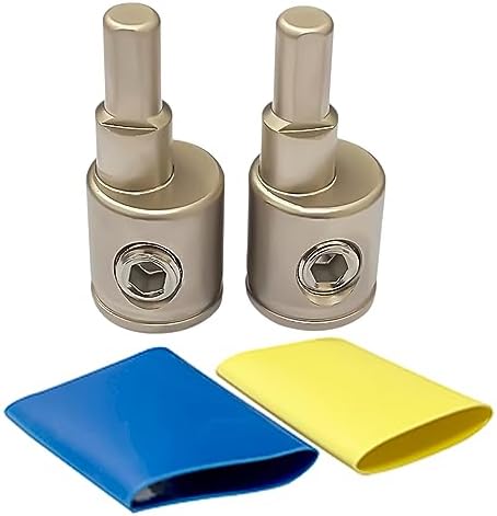 Amazon.com: FUYEAR 1/0 Gauge to 4 Gauge Wire Reducer Adapter 2PCS Brass ...