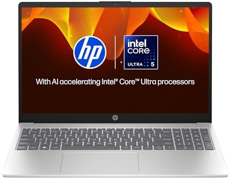 HP 15, Intel Core Ultra 5-125H AI Powered Laptop (16GB RAM, 512GB SSD ...
