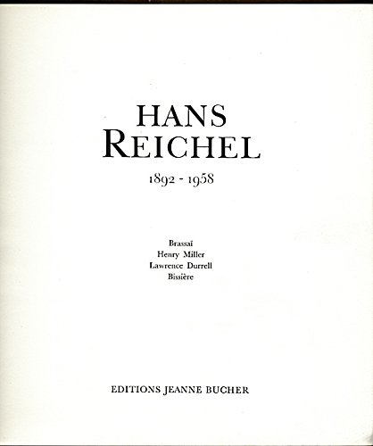 Amazon.com: Hans Reichel 1892 - 1958: Henry Miller Brassai: Books