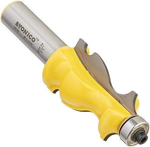 Yonico Picture Frame Molding Router Bit 1-1/8-Inch 1/2-Inch Shank 16163 ...