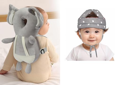 Buy HUG PUPPY Baby Head Protector Cushion Toddler Backpack, Baby Safety ...