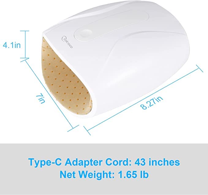 cotsoco Electric Hand Massager - Cordless Hand Massager with Heat and ...