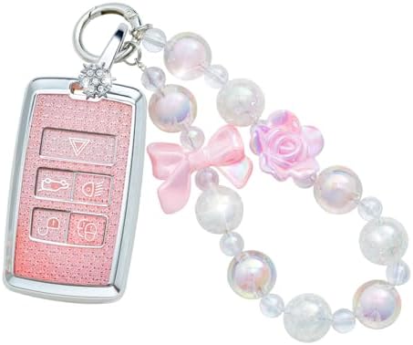 Amazon.com: Pangpai Pink Key Fob Cover for Land Rover Vogue Range ...