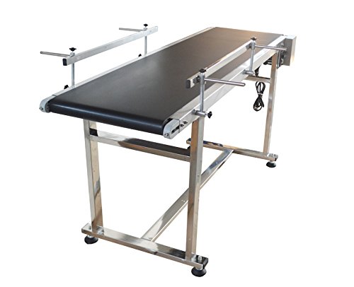 Amazon.com: 59" X 15.7" Wide Type 110V 90W Double Guardrails Conveyor ...