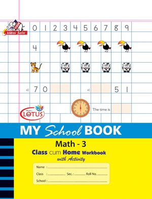 My School Book Math-3 : VIKRAM PUBLISHERS: Amazon.in: Books