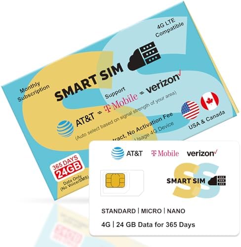 Amazon.com: EIOTCLUB Data Only SIM Card Triple Play -Verizon ATT T ...