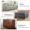 Amazon.com: AORYVIC 3 inch Furniture Legs Wood Sofa Legs, Universal ...